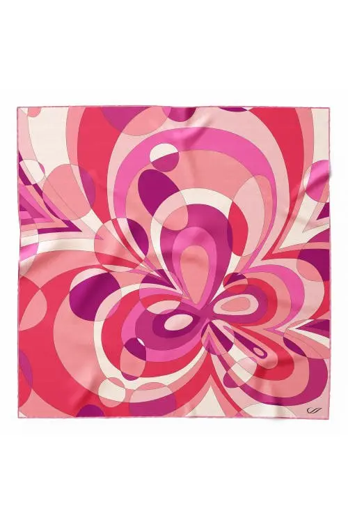 ELIZABETTA Michellesilk Bandana For - Fuchsia