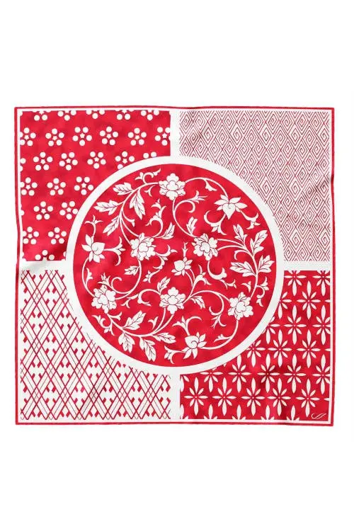 ELIZABETTA Nadiasilk Bandana - Red