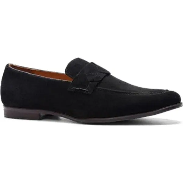 CARLOS BY CARLOS SANTANA Groove Weave Loafer - Black Suede