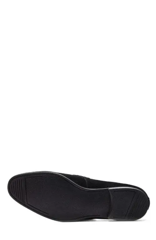 CARLOS BY CARLOS SANTANA Groove Weave Loafer - Black Suede