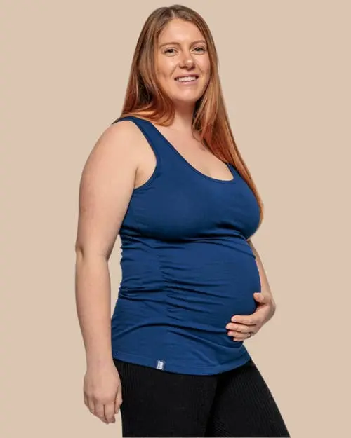 THE BSHIRT Maternity Vest - Navy