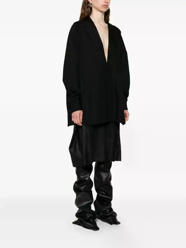 Rick Owens Virgin-wool Blouse