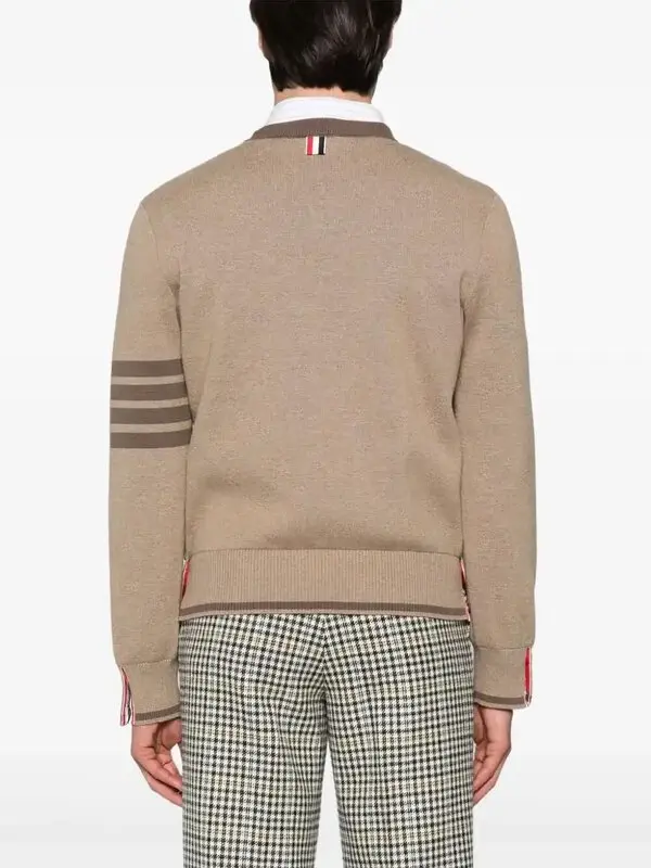 Thom Browne 4-bar Stripe Crewneck Sweater