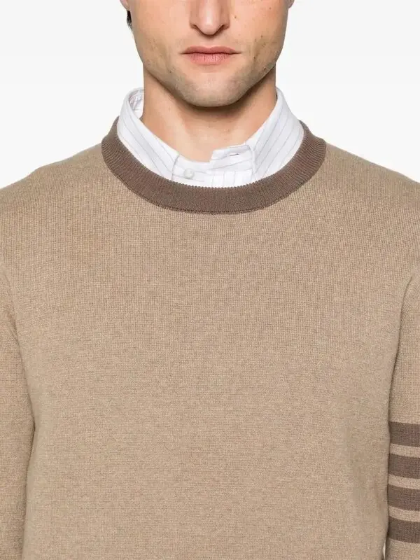 Thom Browne 4-bar Stripe Crewneck Sweater