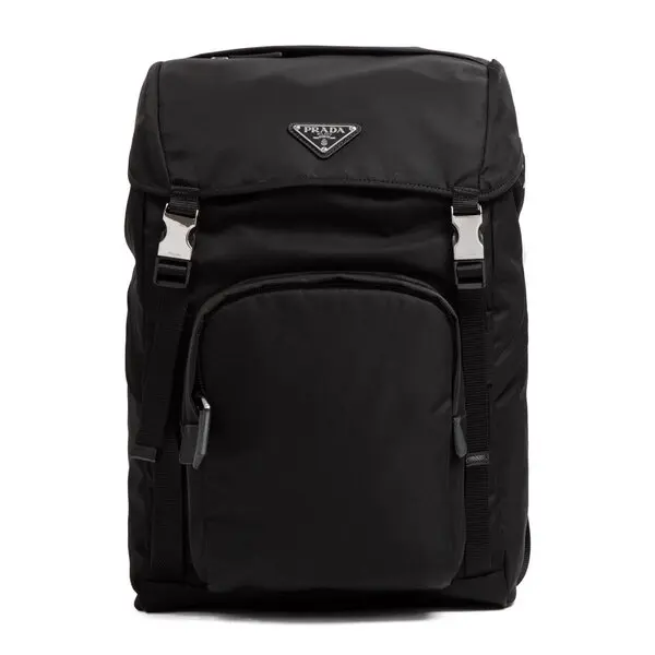 Prada Re-nylon Backpack - Black
