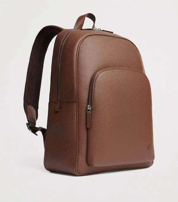 CARL FRIEDRIK Leather Ayrton Backpack - Brown