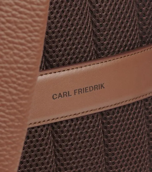 CARL FRIEDRIK Leather Ayrton Backpack - Brown