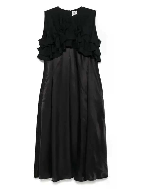 Noir Kei Ninomiya Ruffle-detail Midi Dress
