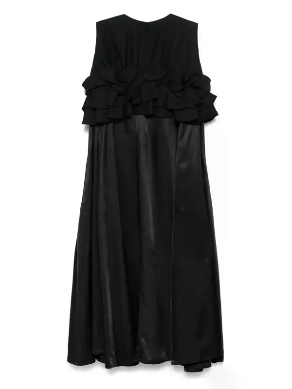 Noir Kei Ninomiya Ruffle-detail Midi Dress