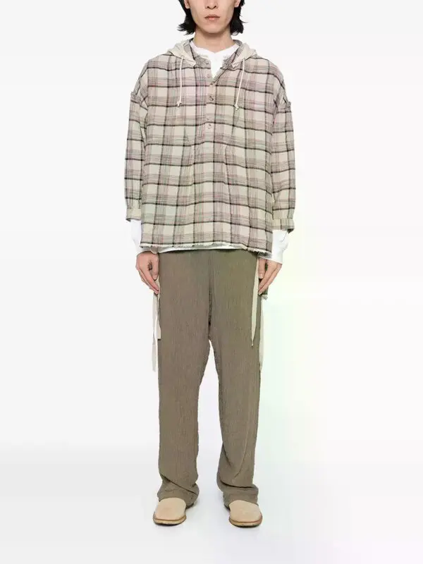 Undercover Checked Hoodie