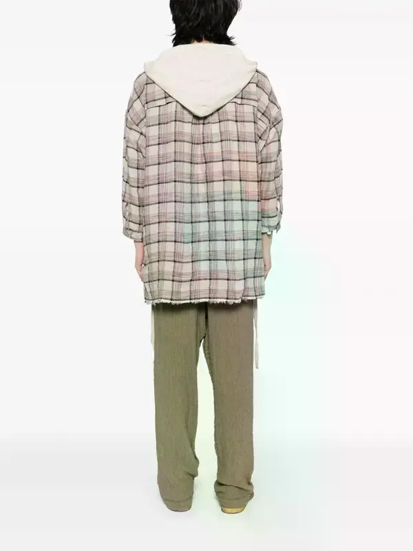 Undercover Checked Hoodie