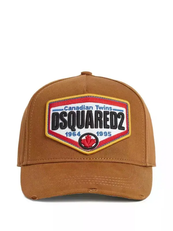 Dsquared2 Cotton Baseball Cap - Brown