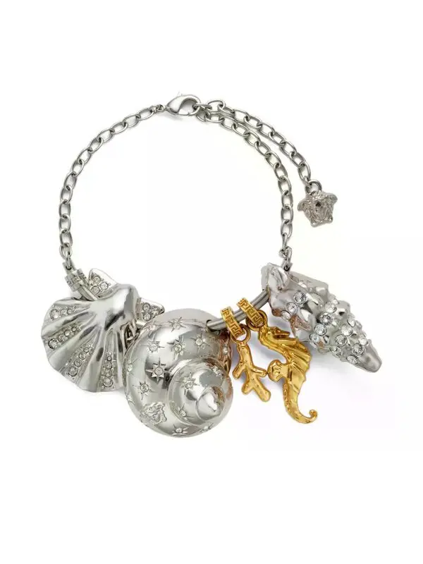 Versace Icons De La Mer Charm Bracelet - Silver