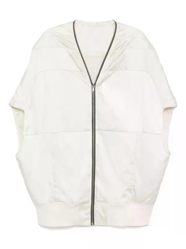 Rick Owens Girdered Boubble Sleeveless Jacket - Neutrals