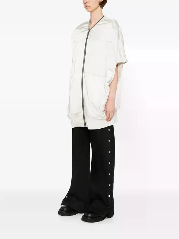 Rick Owens Girdered Boubble Sleeveless Jacket