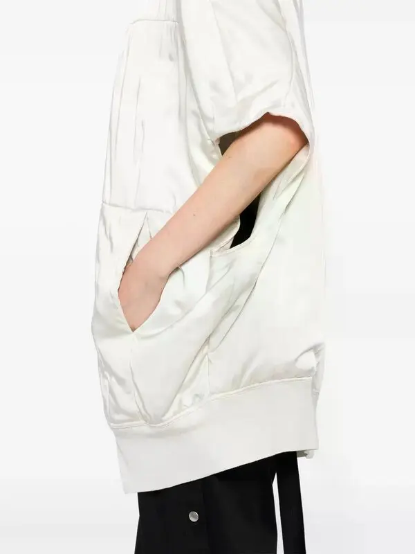 Rick Owens Girdered Boubble Sleeveless Jacket