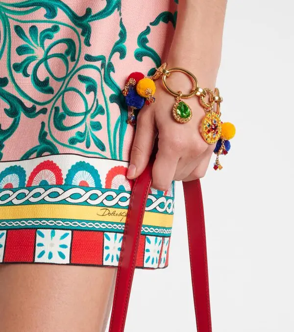 Dolce & Gabbana Taormina Embellished Charm Bracelet