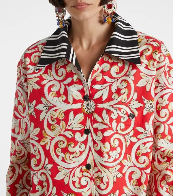 Dolce & Gabbana Printed Cotton Shirt