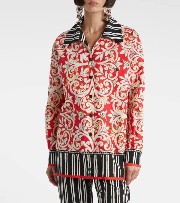Dolce & Gabbana Printed Cotton Shirt
