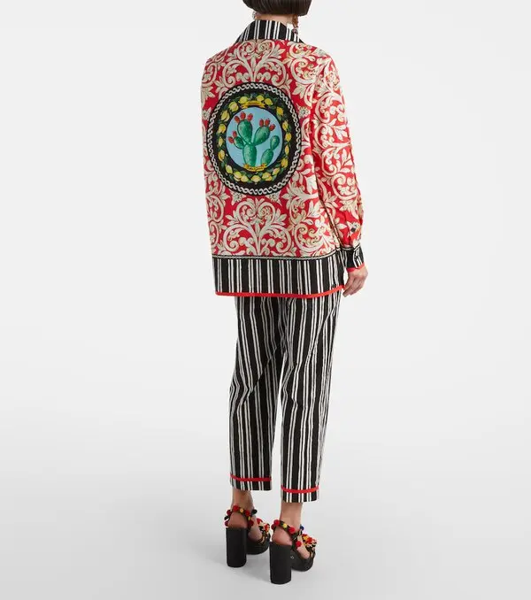 Dolce & Gabbana Printed Cotton Shirt