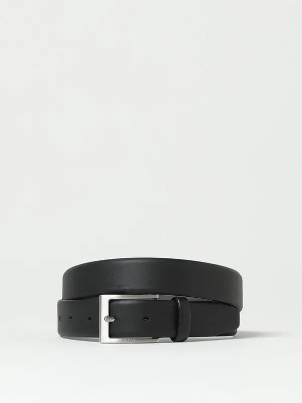 BOSS Leather Belt - Black