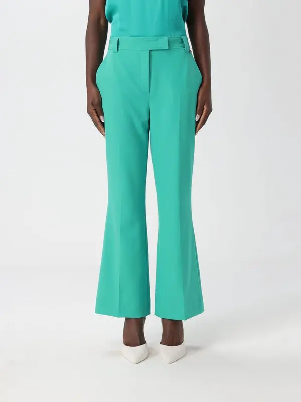 Liu Jo Tailored Flare Trousers - Emerald