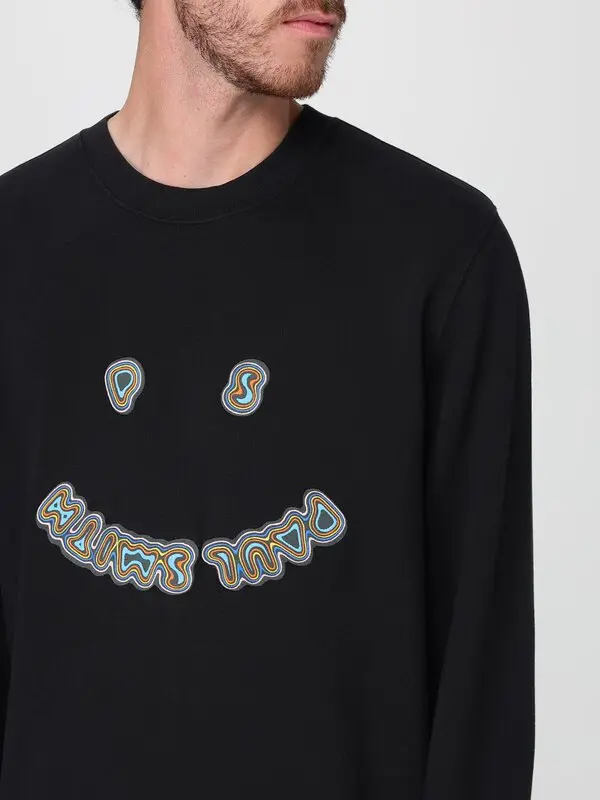 Paul Smith Smiley Face Sweatshirt - Black