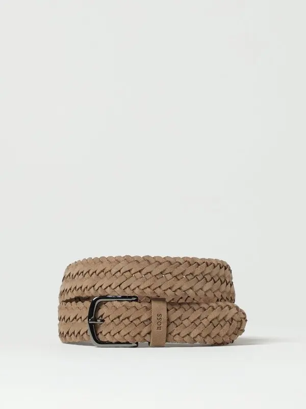 BOSS Braided Belt - Beige