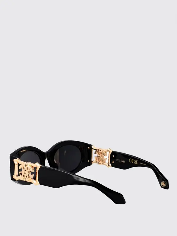Roberto Cavalli Oval Sunglasses - Black