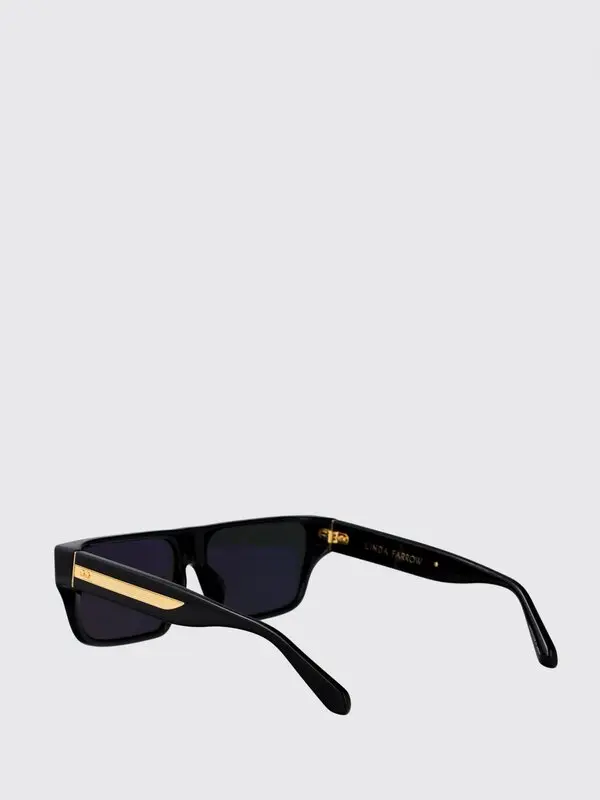 Linda Farrow Rectangle Sunglasses - Black