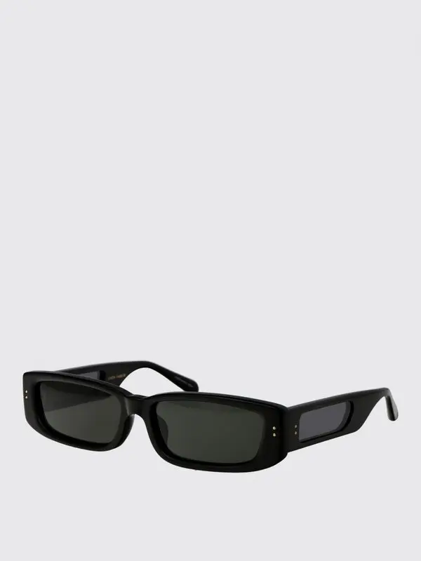 Linda Farrow Rectangle Sunglasses - Black