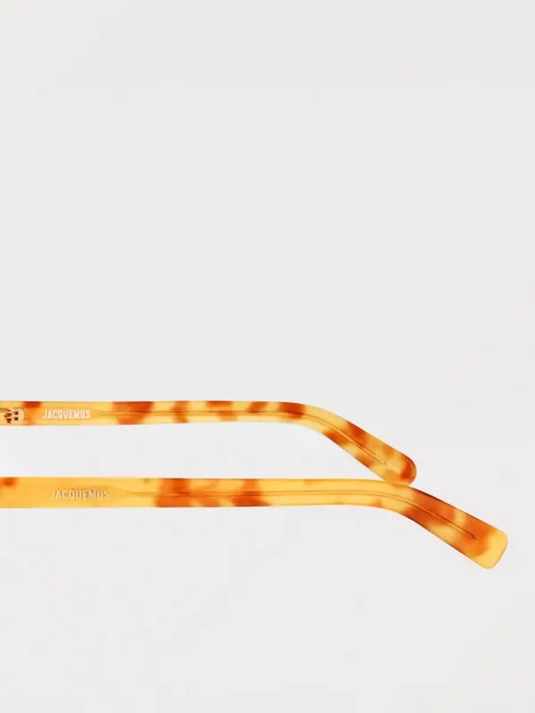 Jacquemus Rectangular Tortoiseshell Sunglasses - Beige