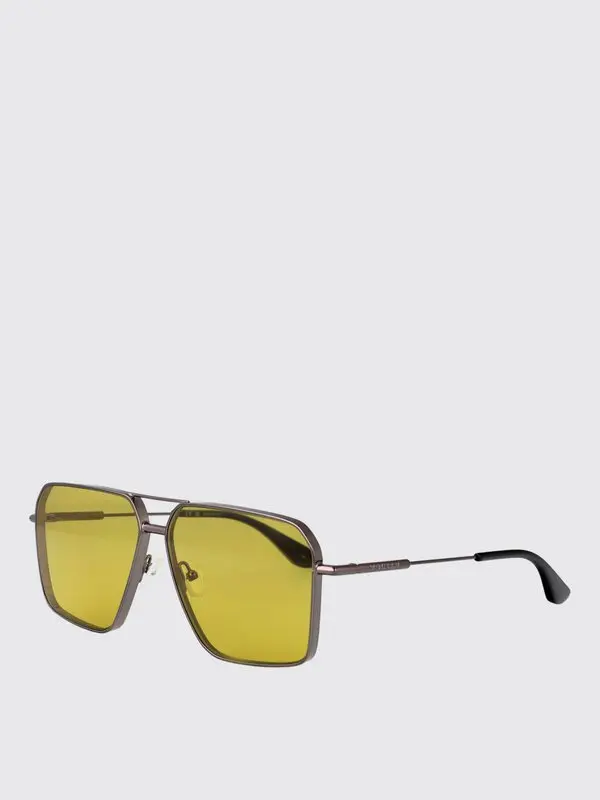 Alexander McQueen Full Rim Sunglasses - Yellow