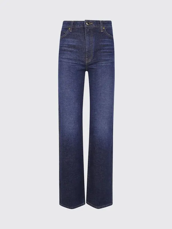 Khaite Danielle High-waisted Straight-leg Denim Jeans