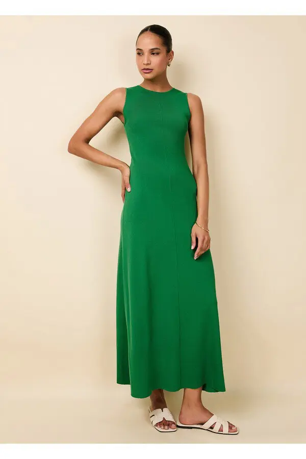 Solid & Striped Lucerne Midi Dress - Green