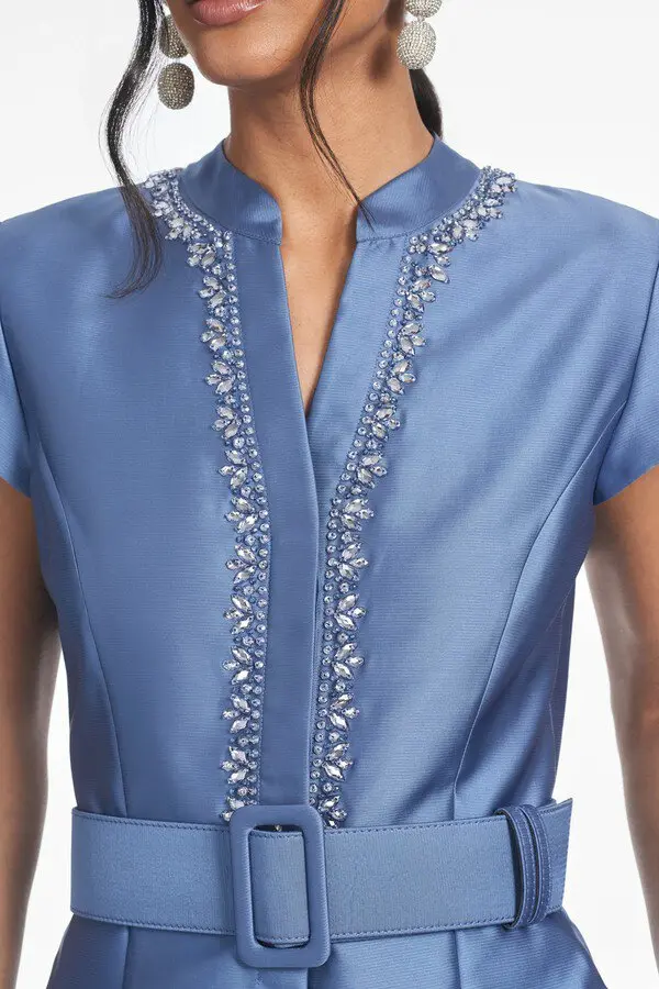 Sachin & Babi Embellished Marta Gown - Blue