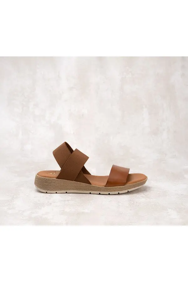 MENINA STEP Ruth Cuero Sandals - Natural