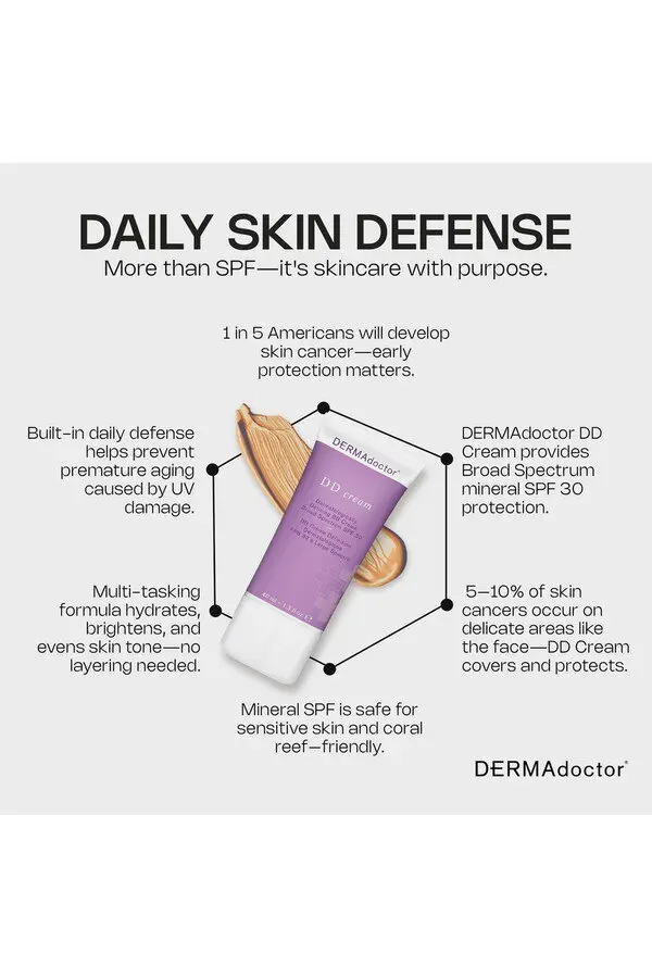 DERMADOCTOR Dd Cream Dermatologically Defining Bb Cream Broad Spectrum Spf 30