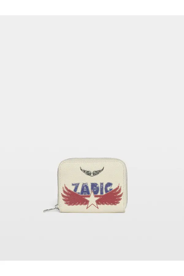 Zadig&Voltaire Mini Zv America Wallet - Natural