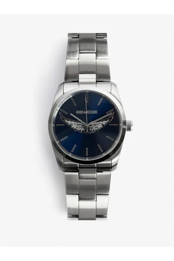 Zadig&Voltaire Wings Stainless Steel Watch - Navy