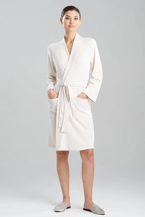 Natori Tranquility Waffle Wrap - White