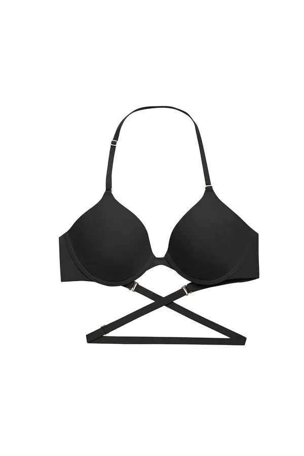 Natori Verge Convertible Plunge T-shirt Bra - Black
