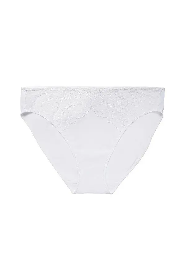 Natori Lace Bikini Bottom - White