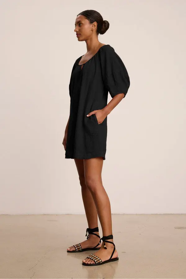 Velvet By Graham & Spencer Greta Linen Dress