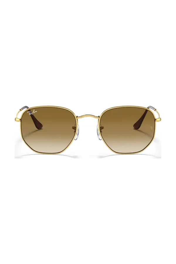 Ray-ban Hexagonal Sunglasses - Gold