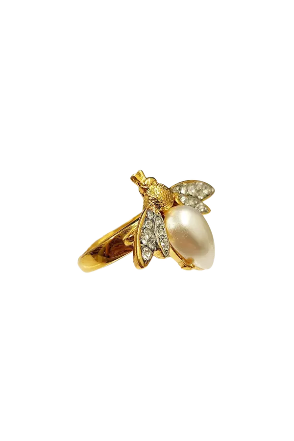 KENNETH JAY LANE Two-tone Bee Ring