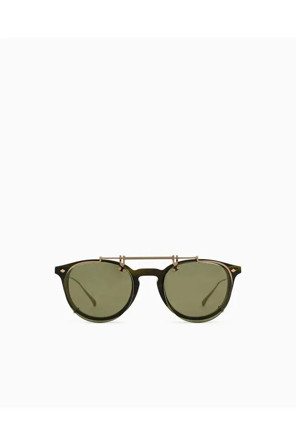 Giorgio Armani Panto Eyeglasses - Green