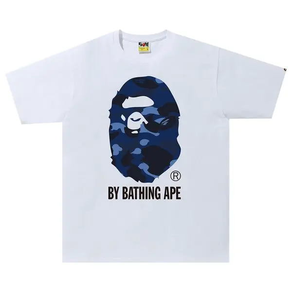 A BATHING APE Color Camo Tee - White