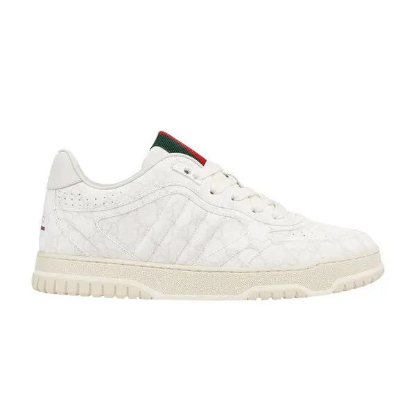 Gucci Re-web Gg Canvas Sneakers - White
