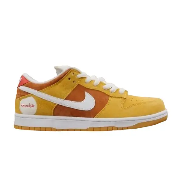 Nike Chocolate Skateboards X Dunk Low Sb 'sun - Yellow